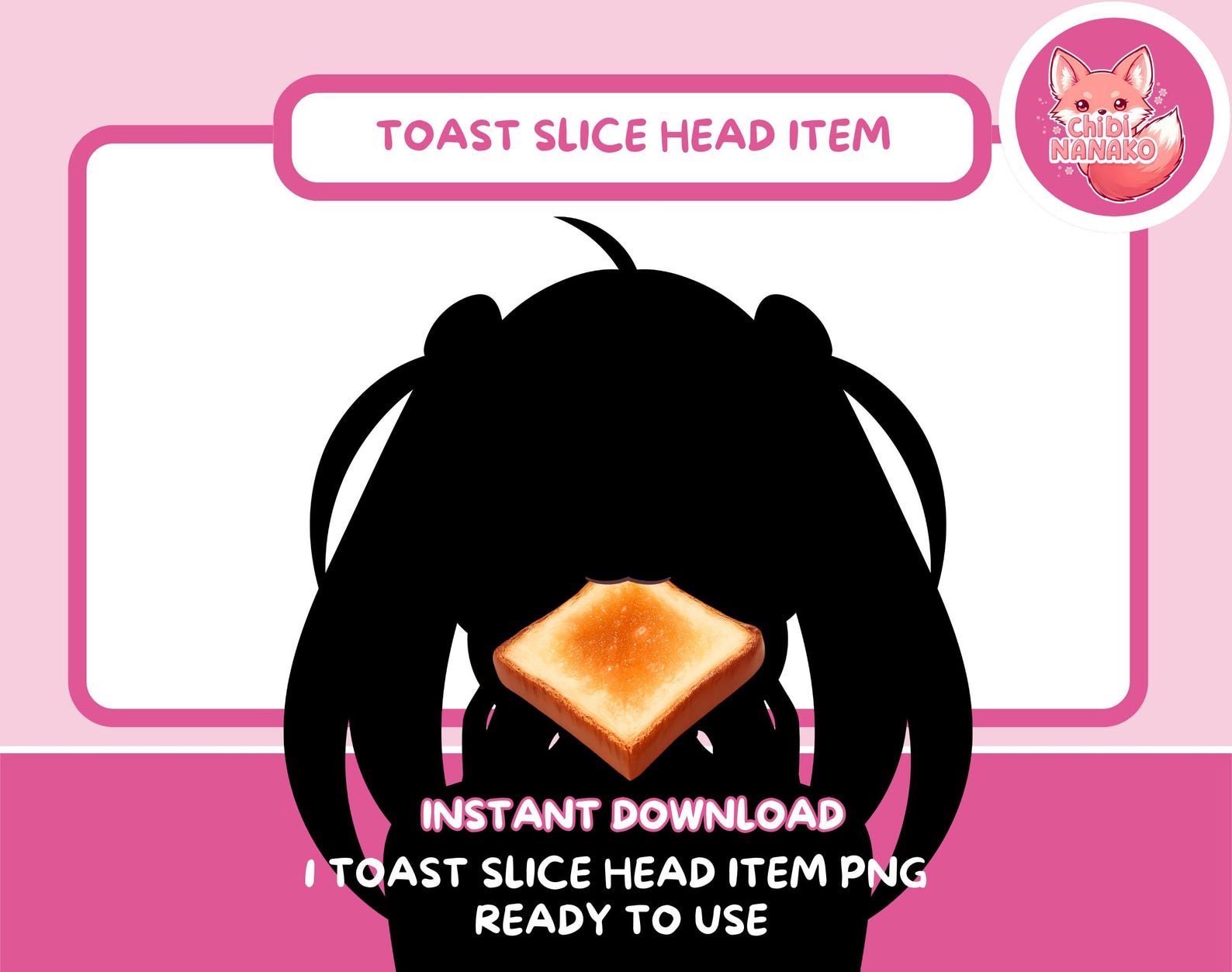 Toast in the Mouth – Vtuber & Pngtuber Mouth Prop | Cute Vtube Studio ...