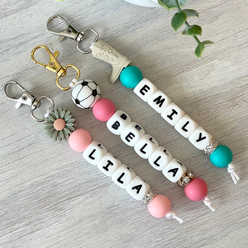 Beaded Bag Tag - Etsy