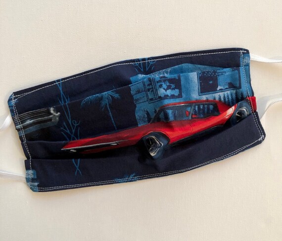 Adult Face Mask Muscle Car Mask Classic Car Face Mask Mask | Etsy