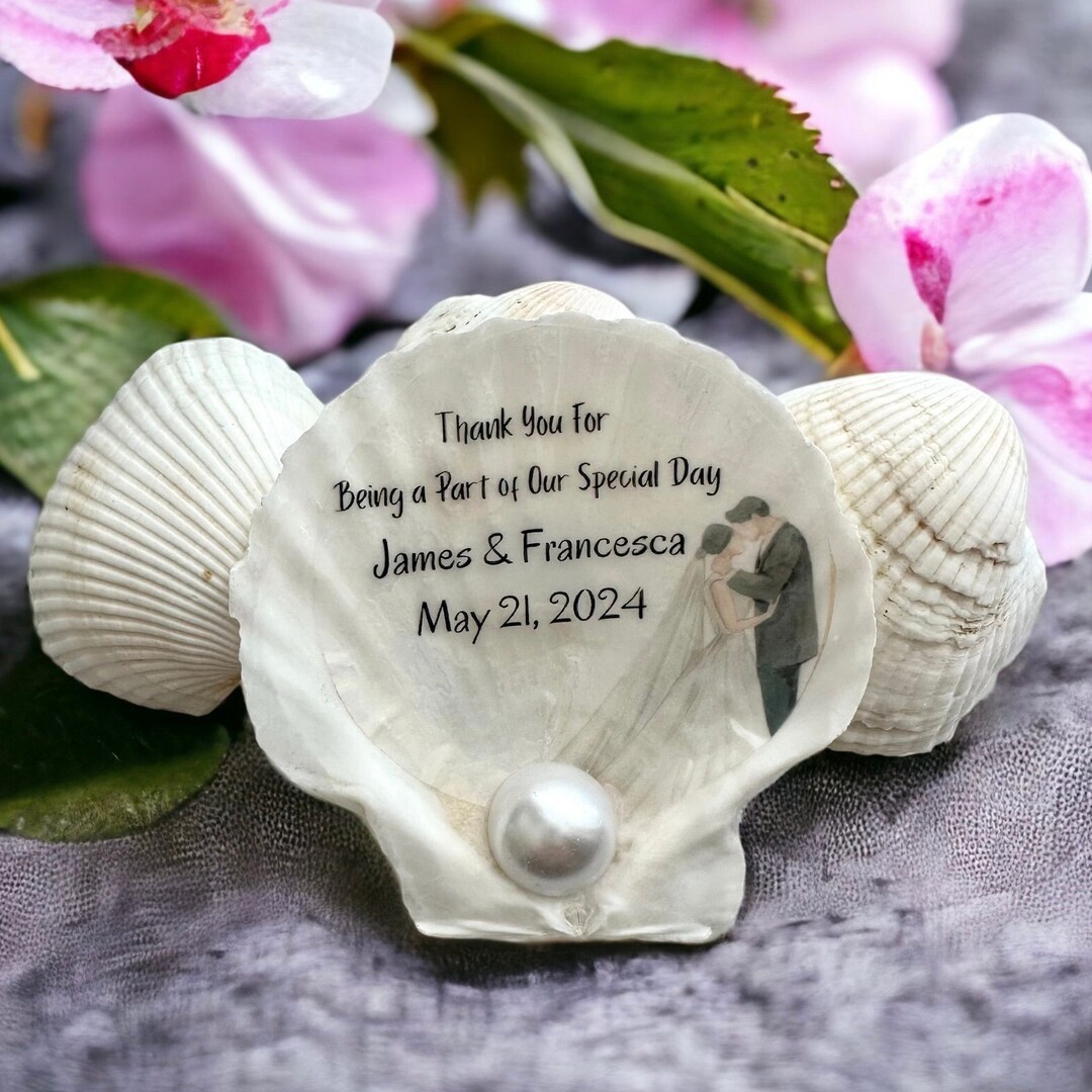 Beach Themed Wedding Thank You Favor, Coastal Wedding Decor ...