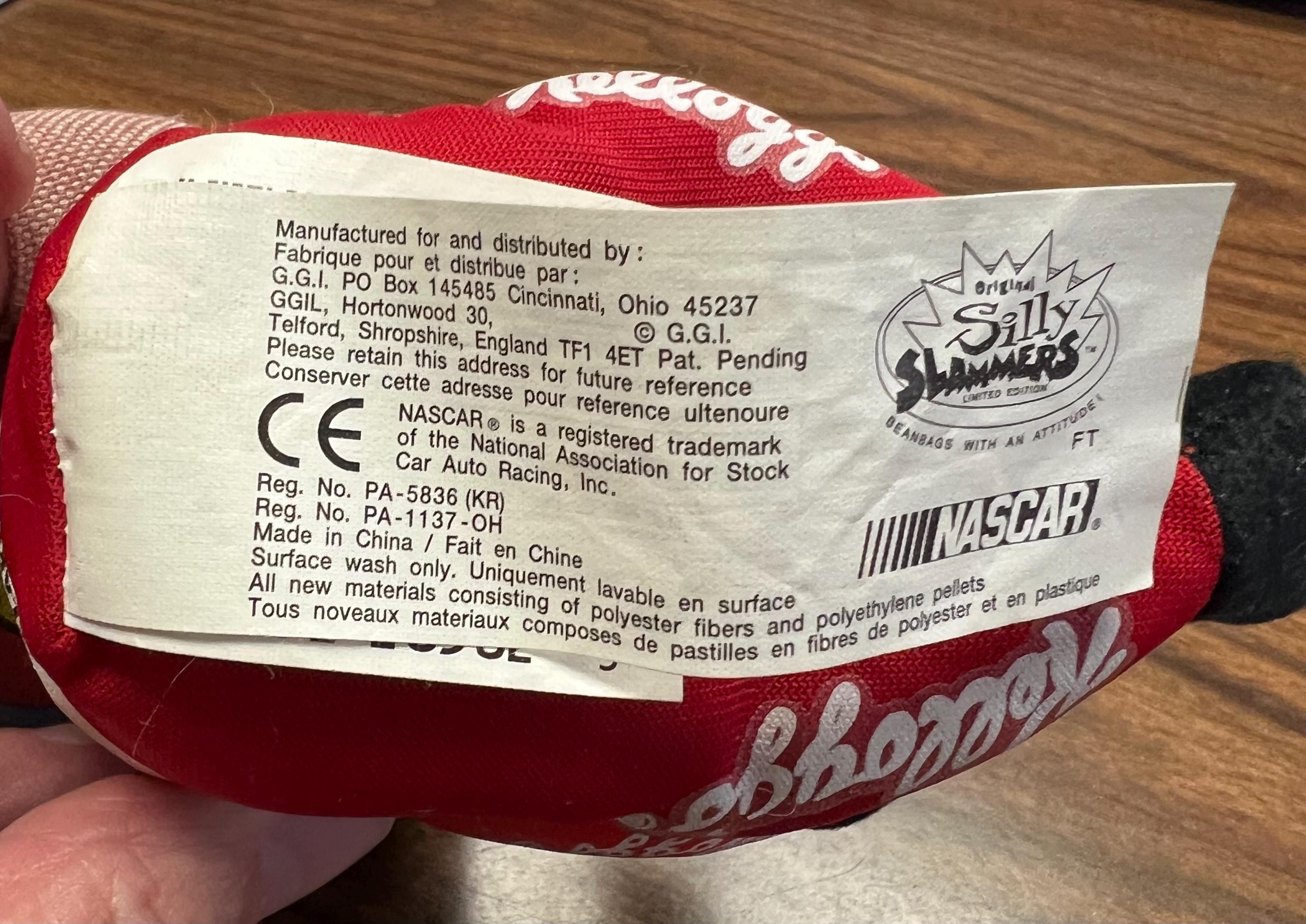 Nascar Silly Slammers Kellogg's Terry Labonte Plush Doll - Etsy