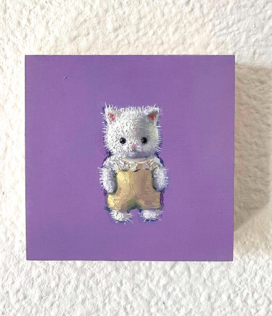 Fuzzy Kitten (oil Painting) - Etsy