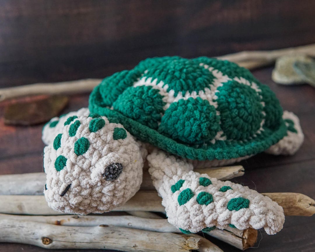 Giant Crochet Realistic Turtle | Mathilda the Sea Turtle | Sea Turtle ...