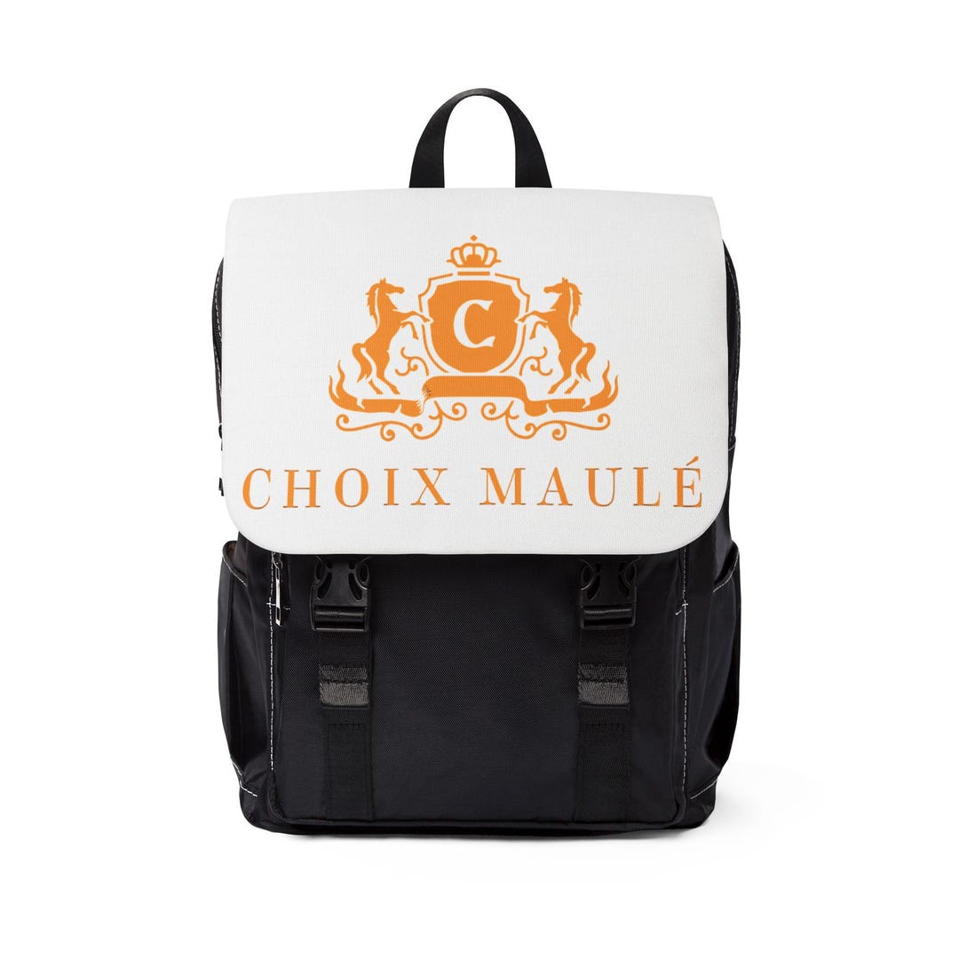 White Shoulder Backpack, Flagship Brand High Quality Bag, Unisex Casual ...