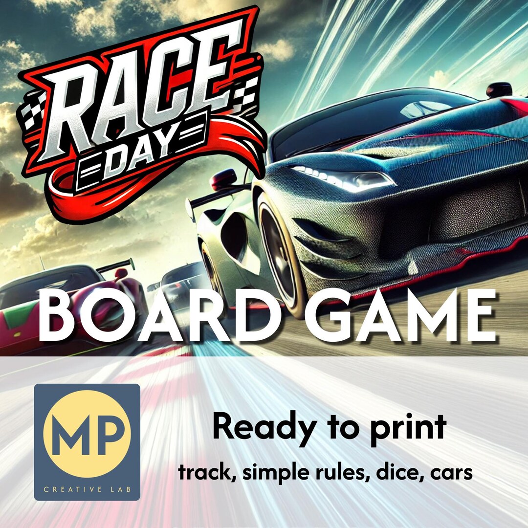 Race Day - Racing Board Game! - Etsy