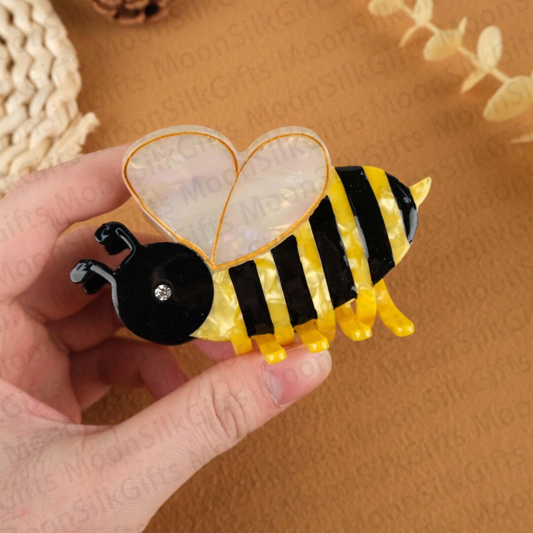 Bee Hair Claws, Animal Hair Clips, Cute Acetate Hair Clips, Barrette ...