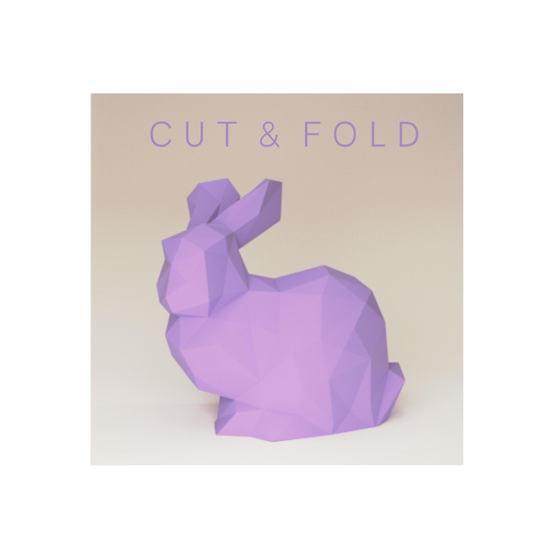 DIY Paper Rabbit - Handmade Decor - Papercraft - Paper Homedecor ...