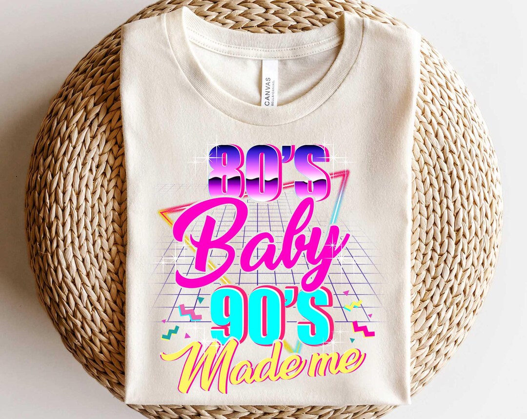 Vintage 1980s 80's Png Baby 1990s 90's Made Me Retro Nostalgia Png Digital Download - Etsy