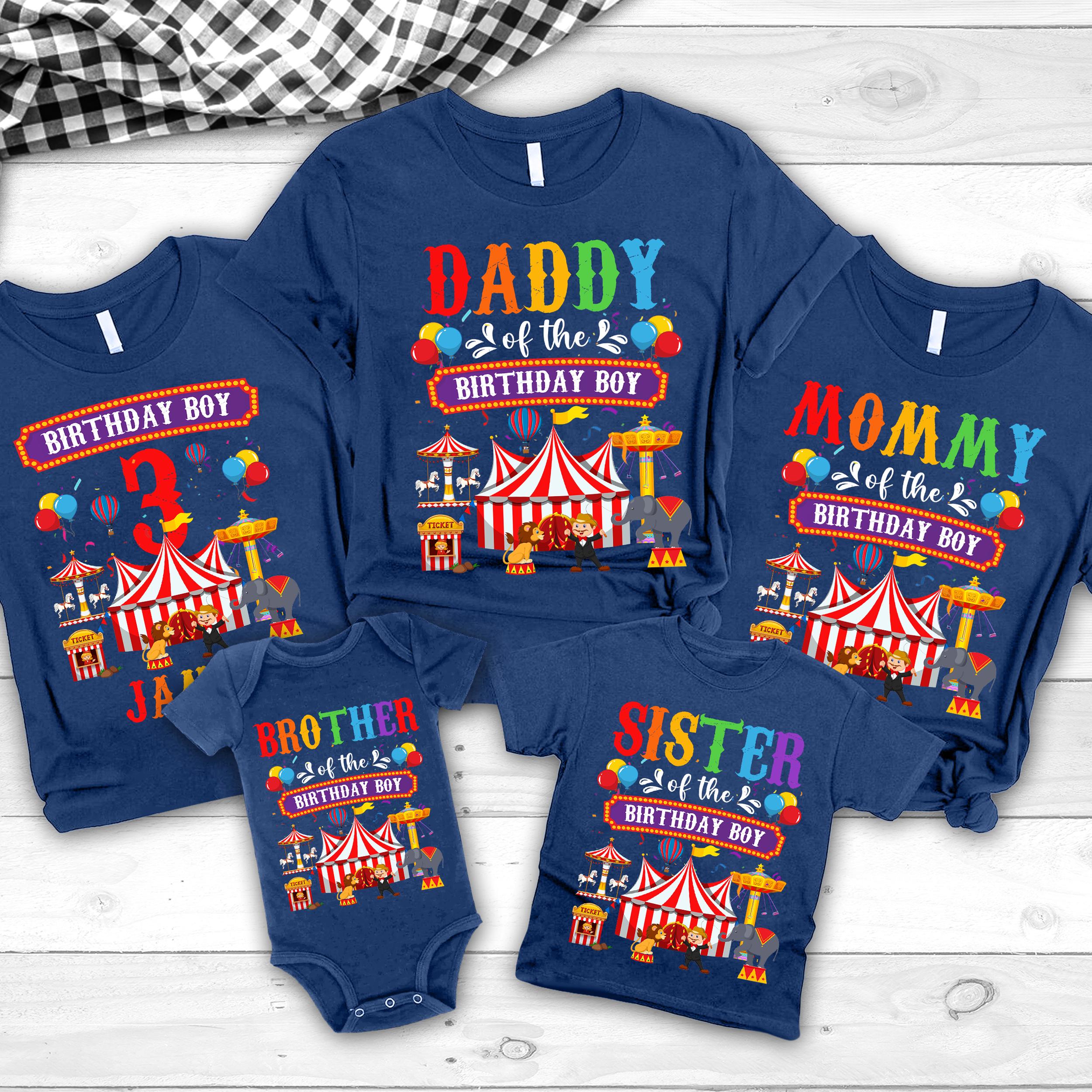Carnival Birthday Shirt, Ring Leader Birthday Shirt, Matching Family ...