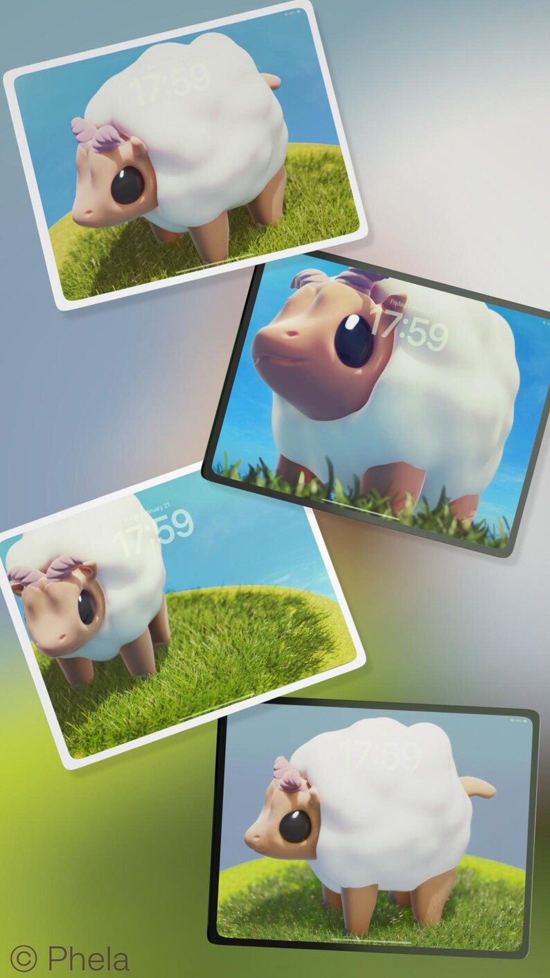 Bumi the Sheep Wallpapers - Etsy