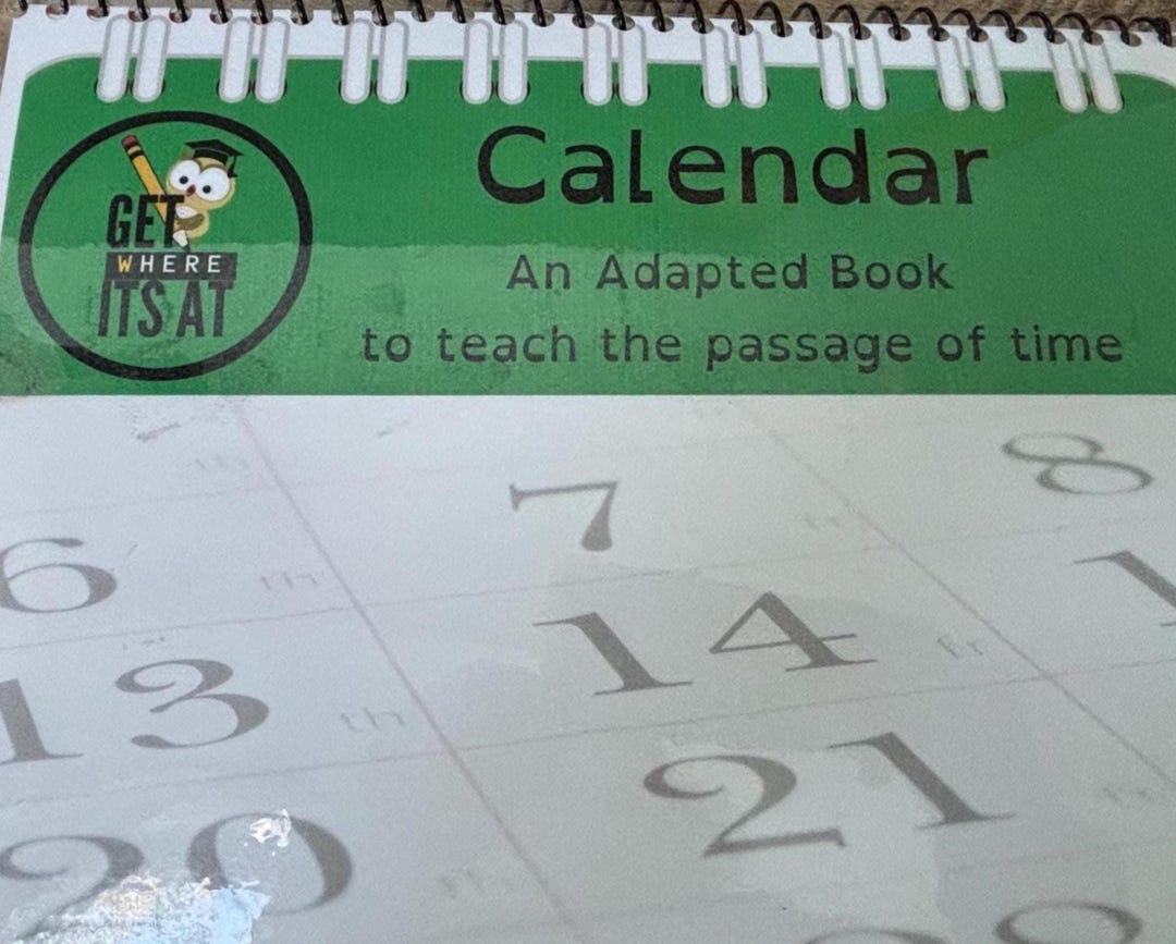 Calendar System - Interactive /adapted Book - Etsy