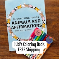 Printable Positive Affirmation Coloring Book for Kids – Digital ...