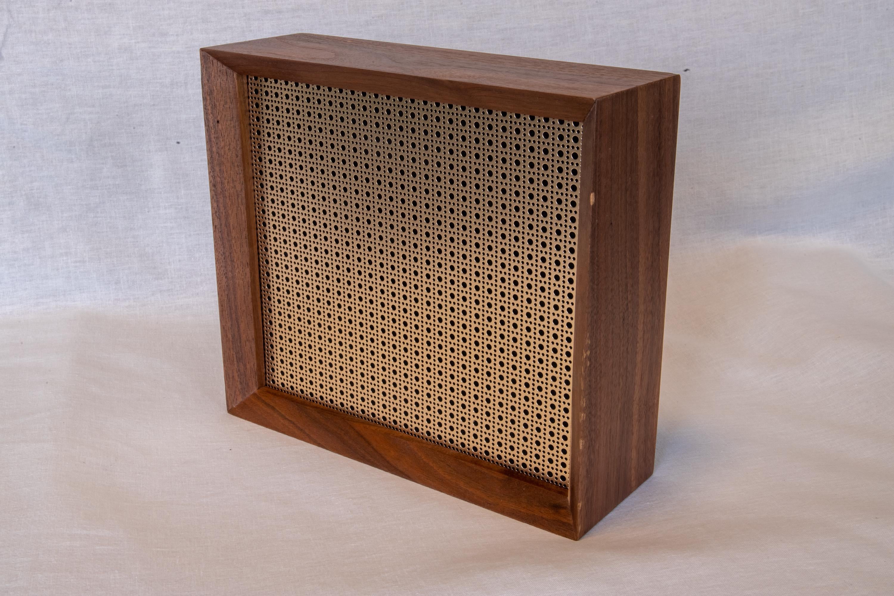 Walnut Doorbell Cover: Mid-century Modern Enclosed Chime - Etsy