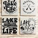 Lake Life Ceramic Coasters- Set of 4 - Etsy