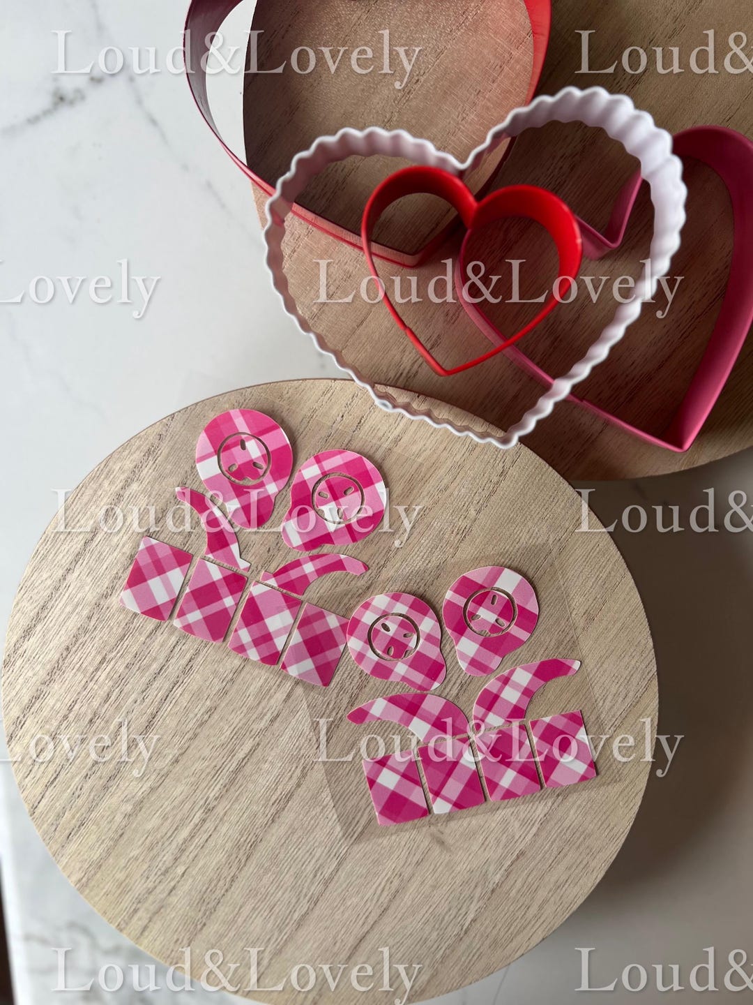 Pink Plaid Cochlear Implant Skins for N7, N8, Kanso2, Rondo3, Baha 6 ...