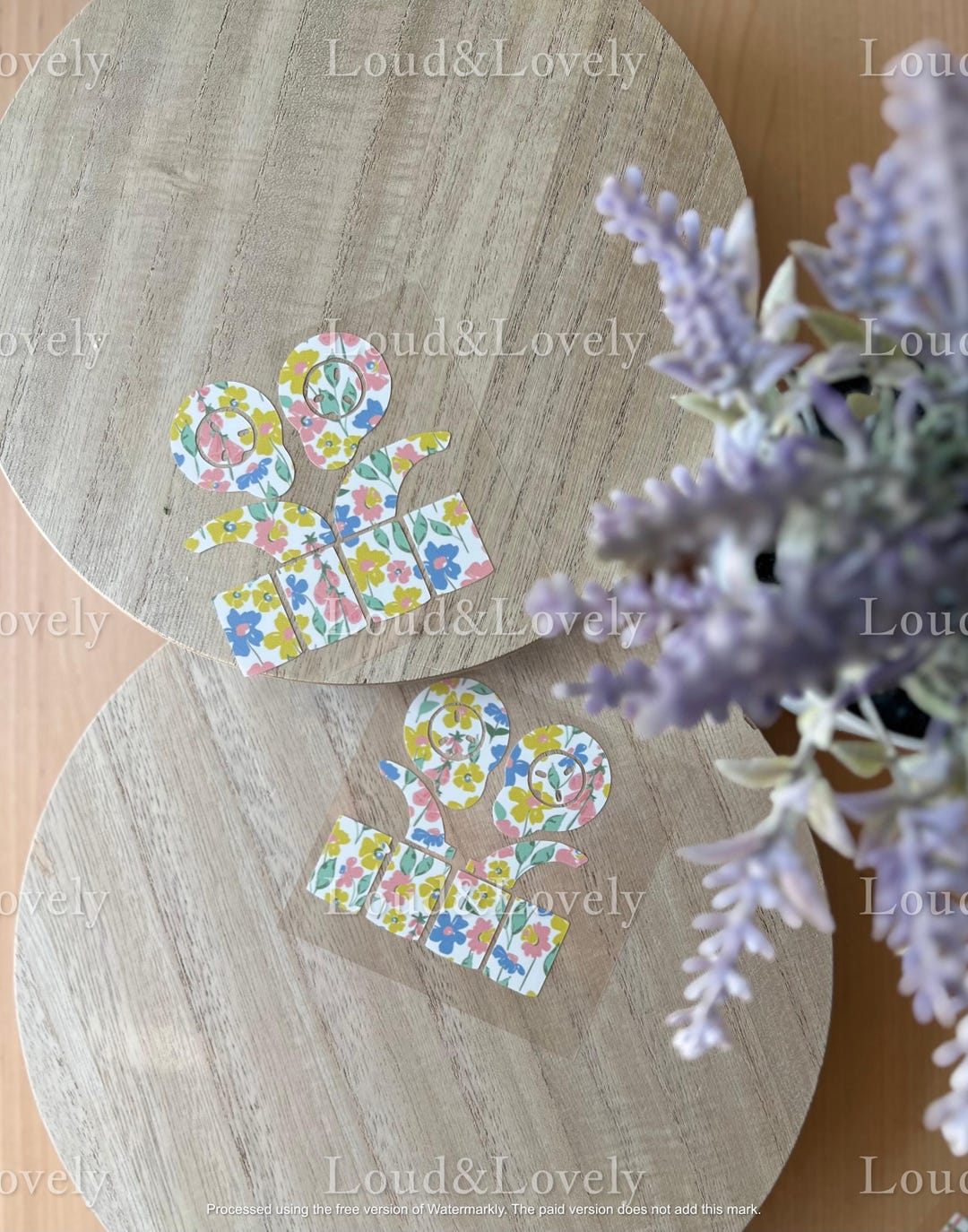 Spring Pastel Flowers Cochlear Implant Skins for N7, N8, Kanso2, Rondo3 ...