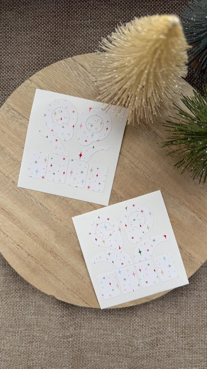 Colorful Christmas Star Cochlear Implant Skins for N7, N8, Kanso2 ...