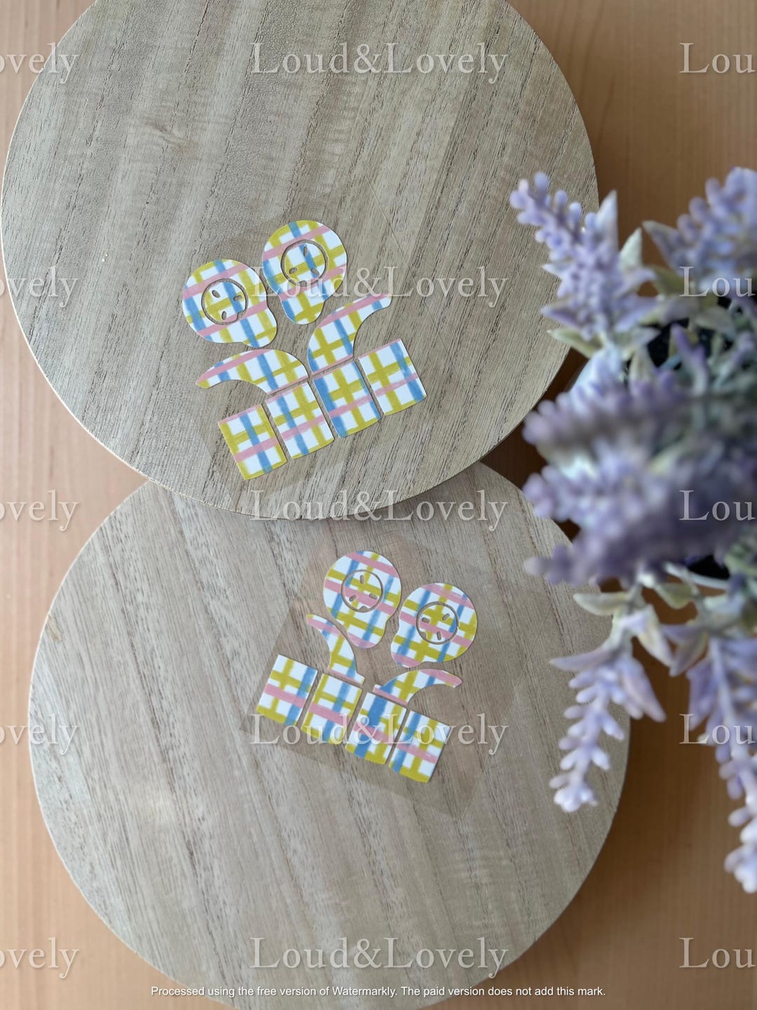 Spring Plaid Cochlear Implant Skins for N7, N8, Kanso2, Rondo3, Baha 6 ...