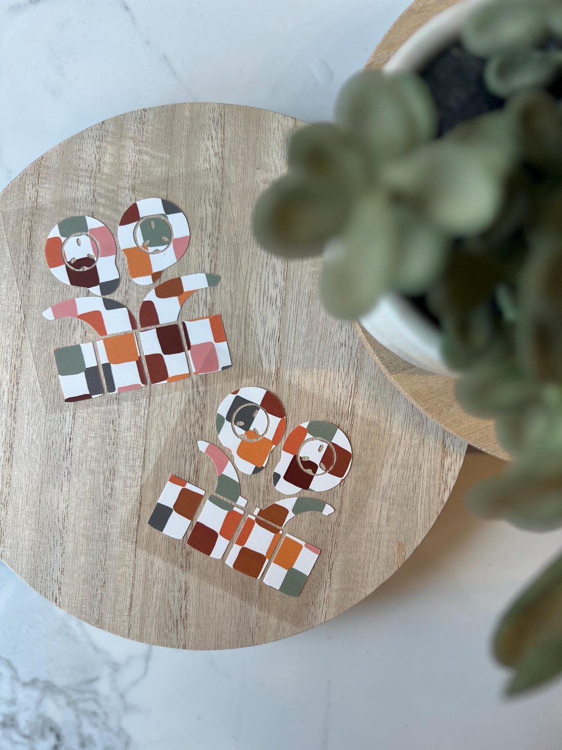 Classic Checkers Cochlear Implant Skins for N7, N8, Kanso2, Rondo3 ...