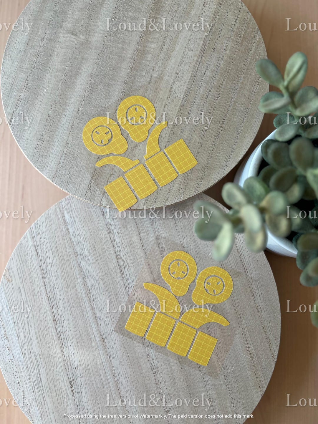 Yellow Mini Grid Spring Cochlear Implant Skins for N7, N8, Kanso2 ...