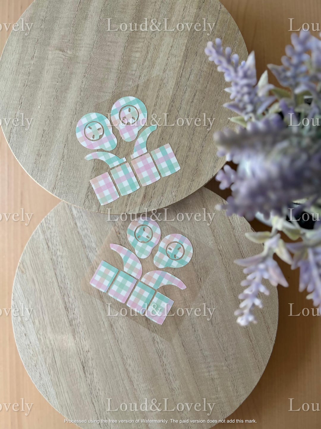 Light Pastel Grid Spring Cochlear Implant Skins for N7, N8, Kanso2 ...