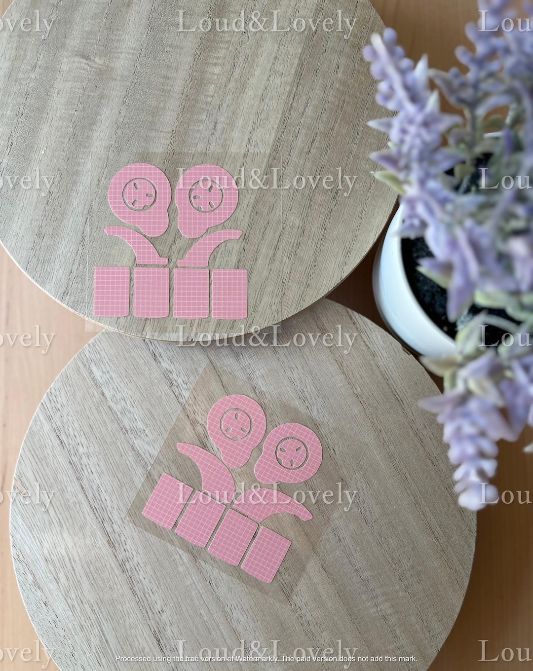 Mini Grid Pink Spring Cochlear Implant Skins for N7, N8, Kanso2, Rondo3 ...