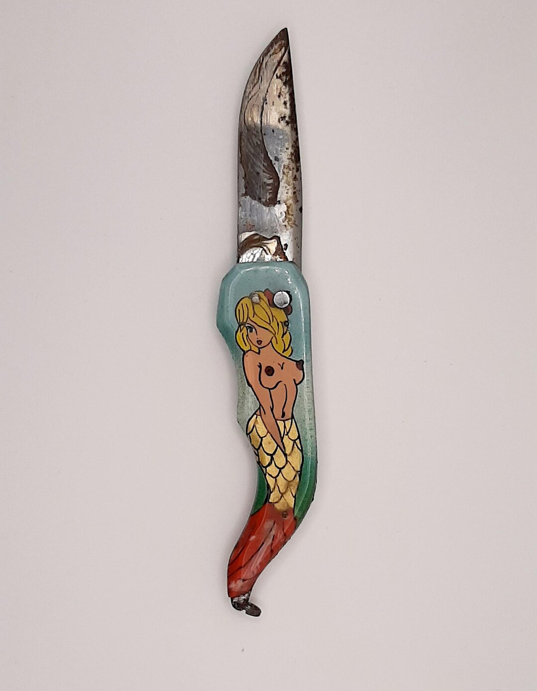 Handmade Knife Girly Mermaid OLD Vintage Russian Soviet Manufactured in ...