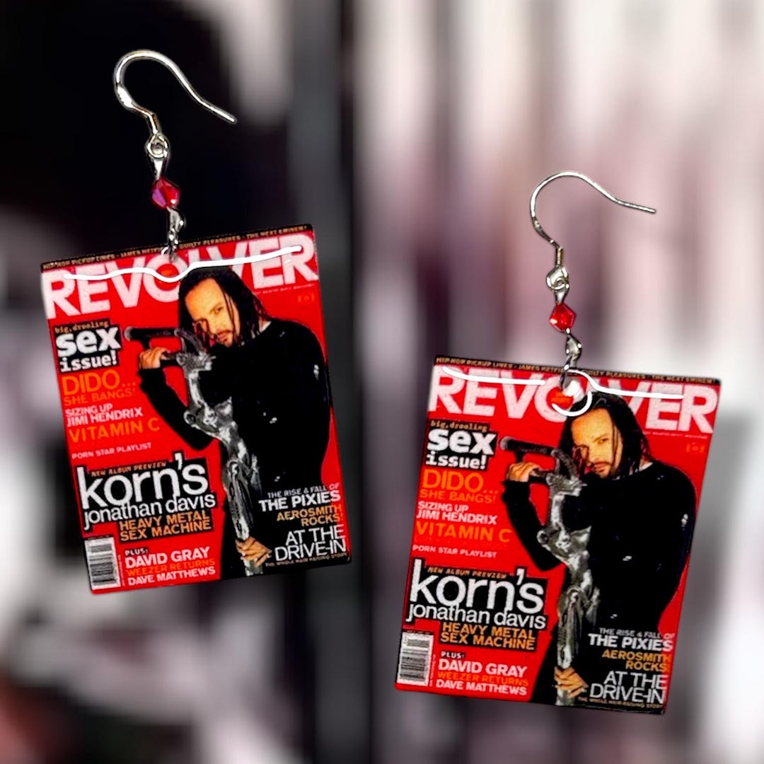 Korn Jonathan Davis Revolver Magazine Cover Heavy Metal Sex Machine ...