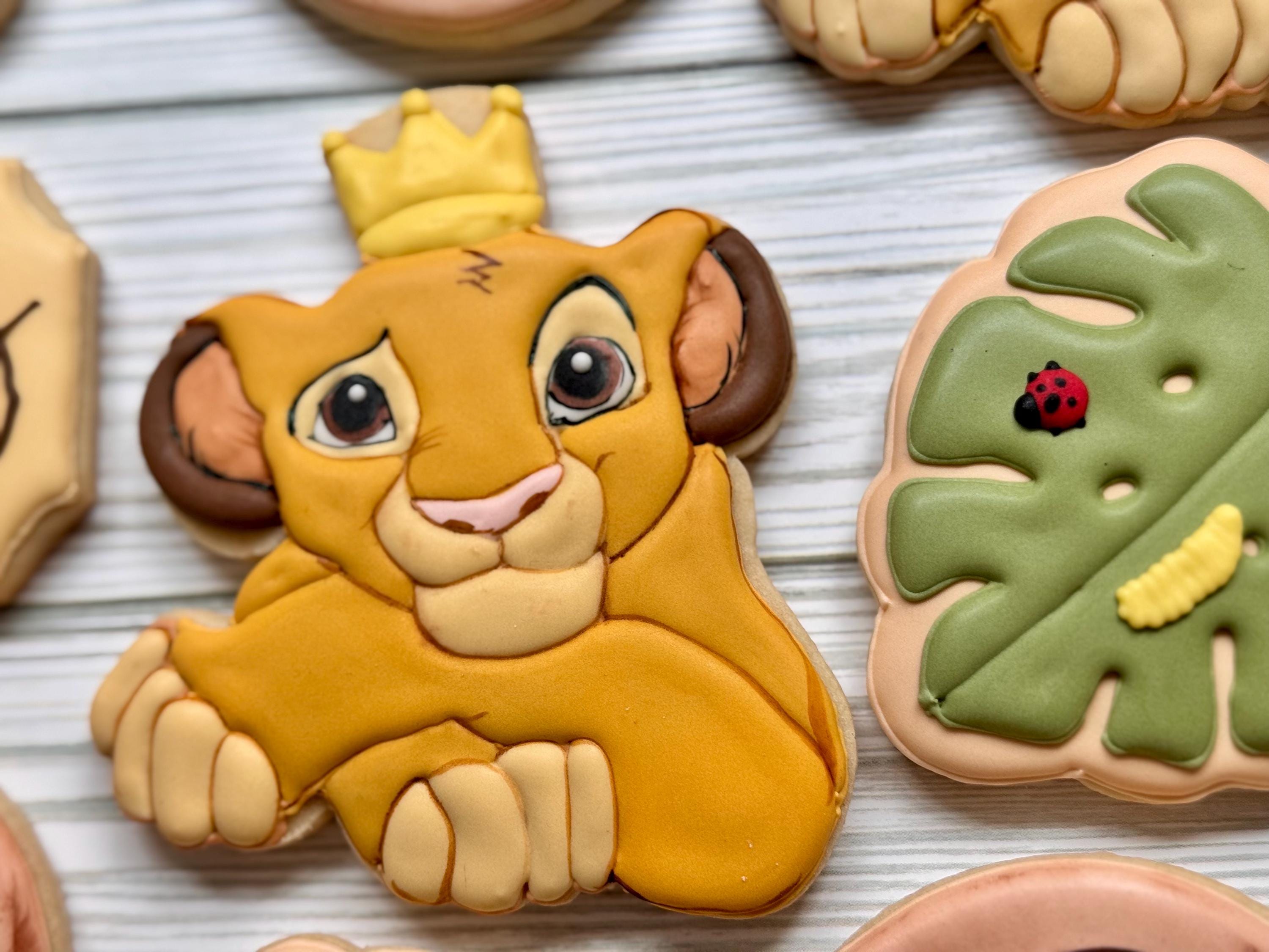 Lion King Cookies Decorated (1 Dozen) Simba Cookies Lion King Cookies ...