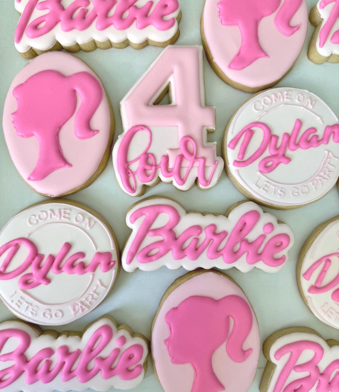 Barbie Birthday Cookies Decorated (1 Dozen) - Etsy