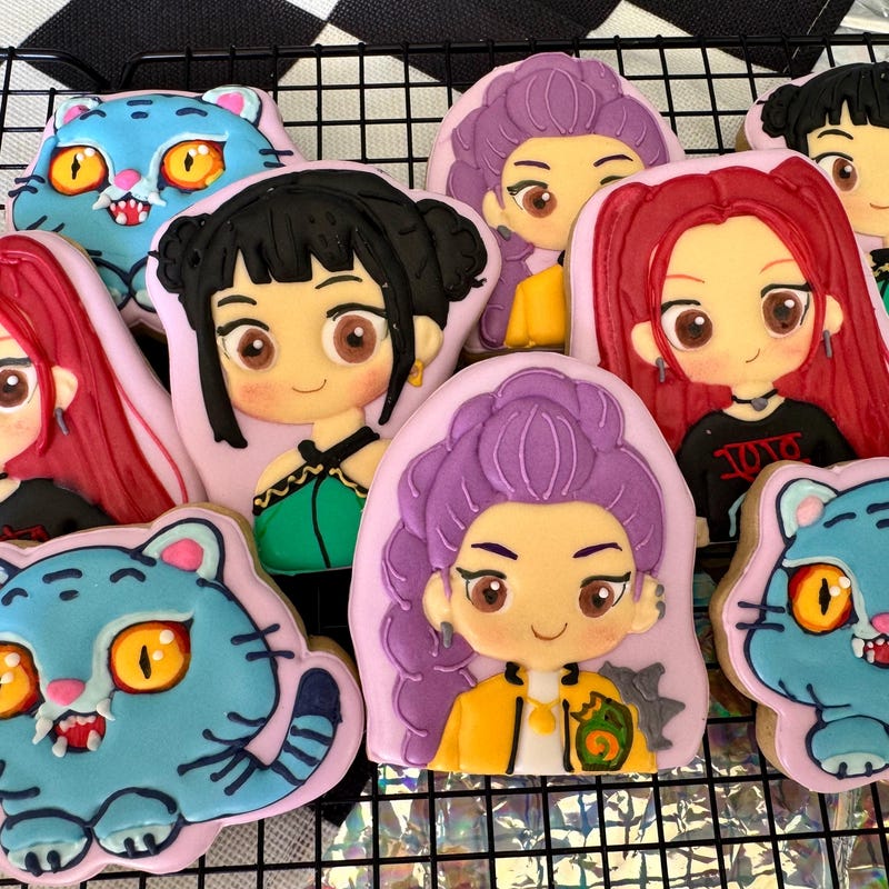 Kpop Demon Hunters Cookies - Etsy