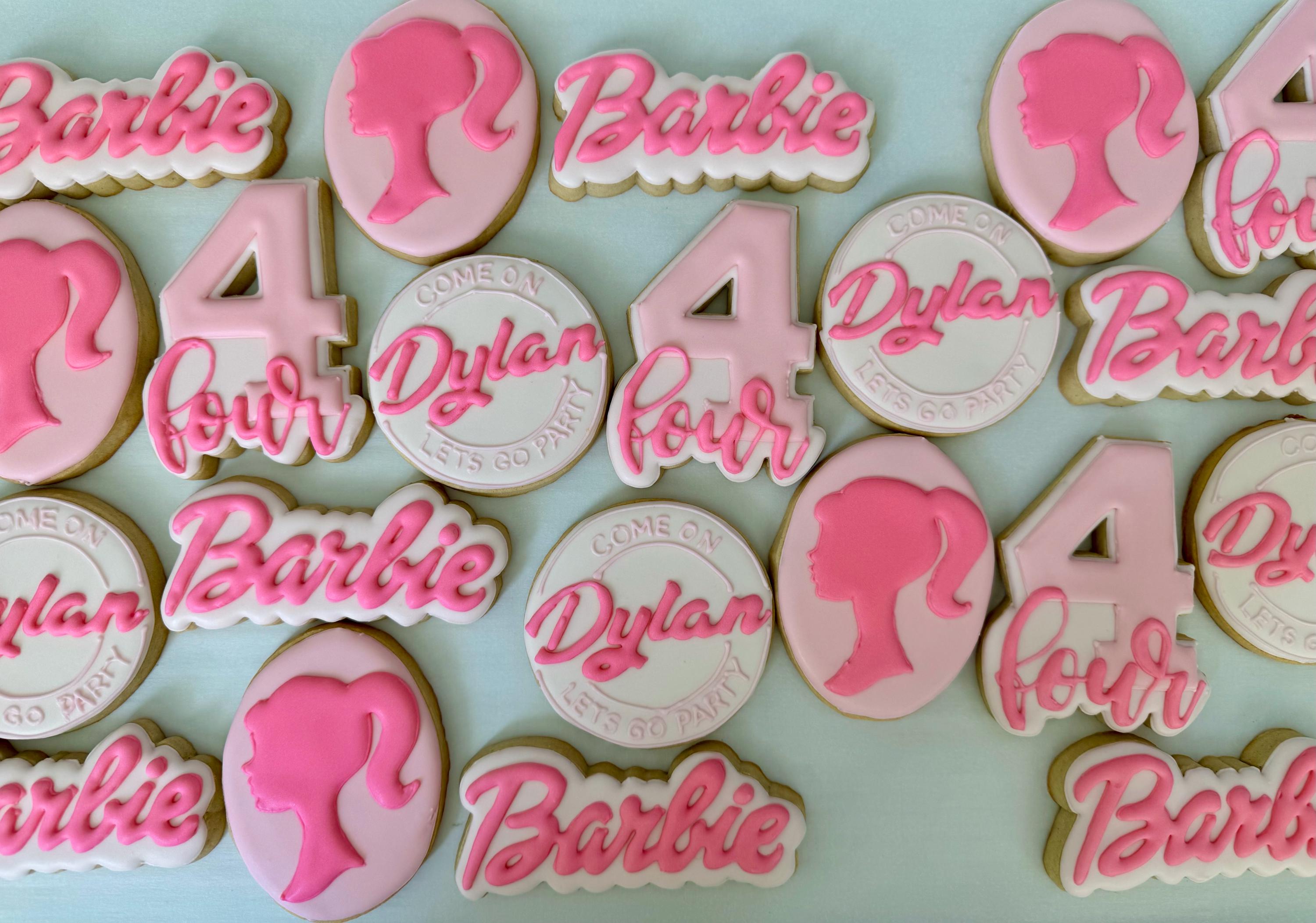Barbie Birthday Cookies Decorated (1 Dozen) - Etsy