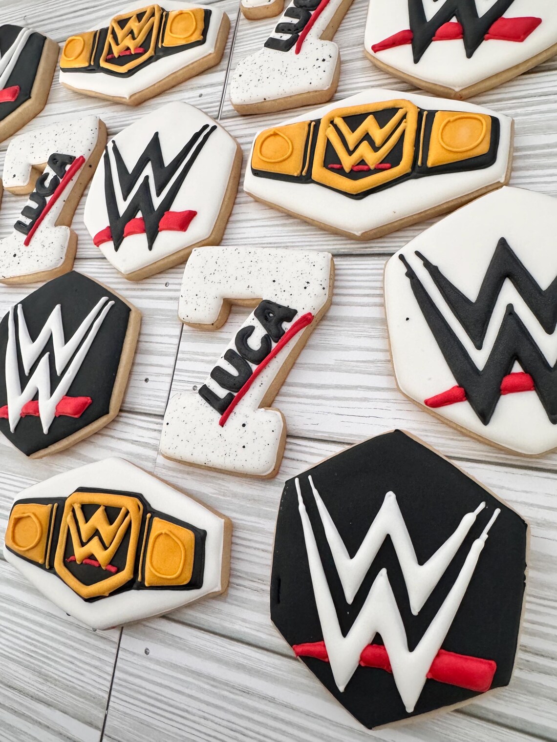 WWE Wrestling Cookies Decorated (1 Dozen) - Etsy