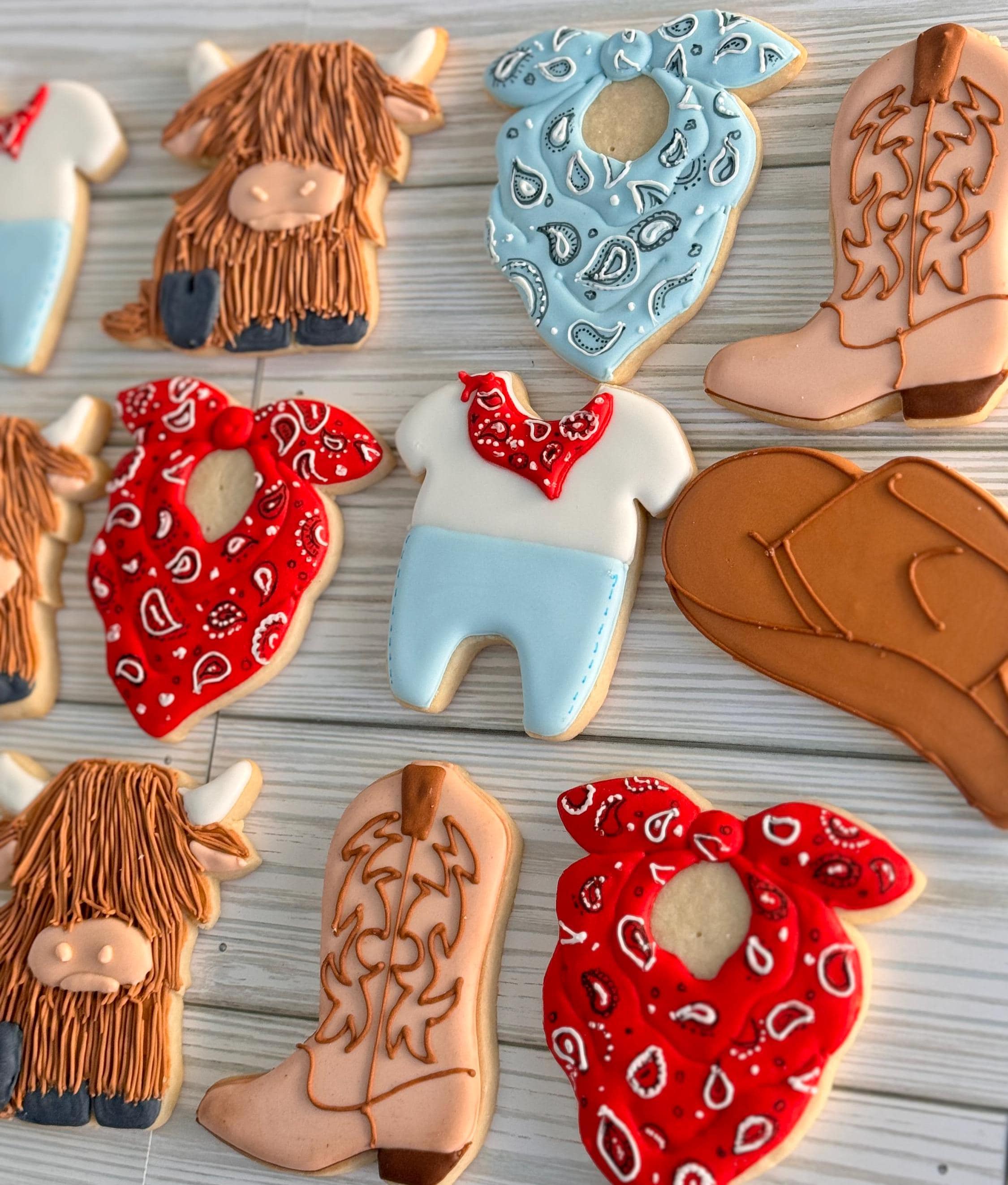 Rodeo Cowboy Western Baby Shower Cookies Decorated (1 Dozen) - Etsy