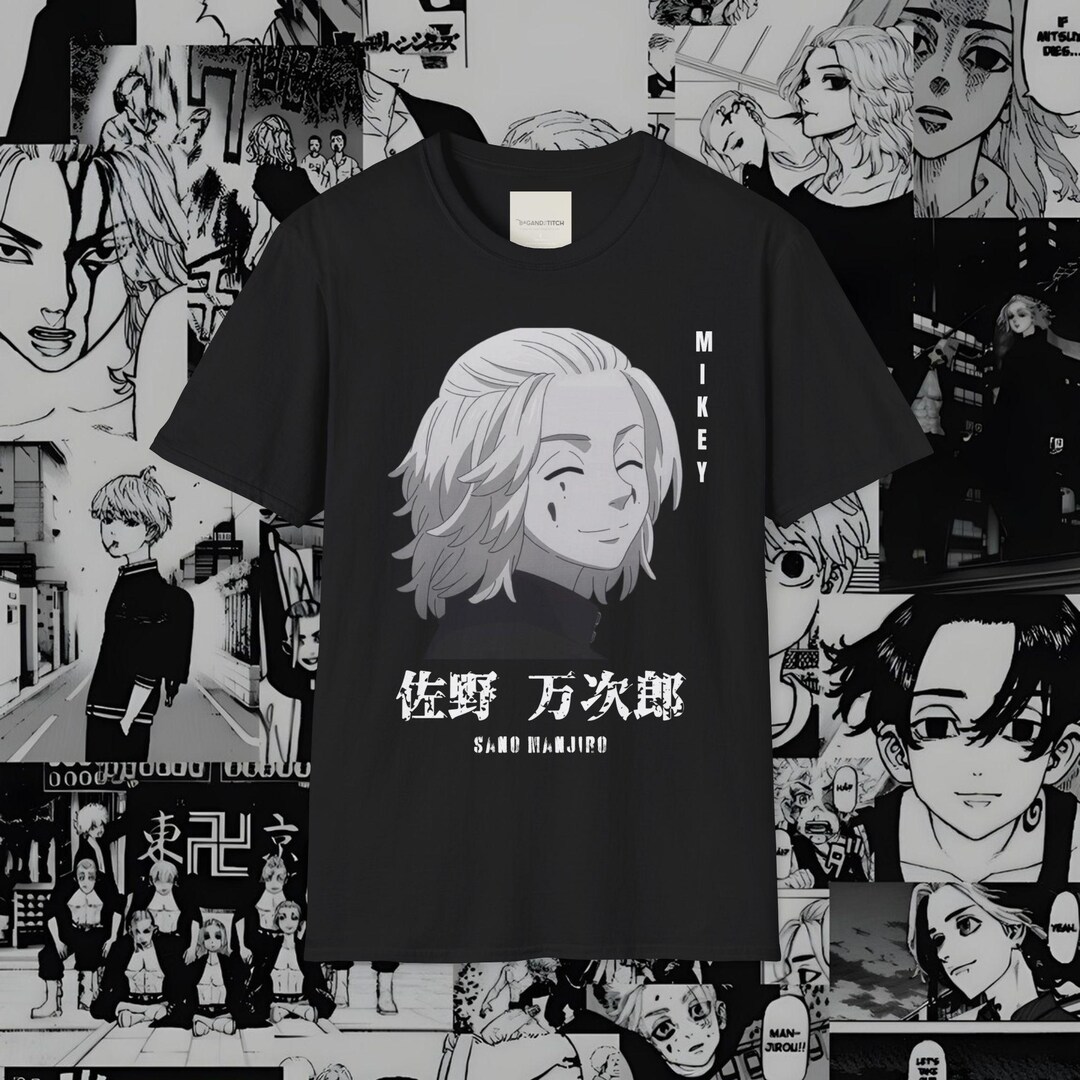 Tokyo Revengers Graphic Tee With Mikey Design, Tokyo Revengers Merch ...
