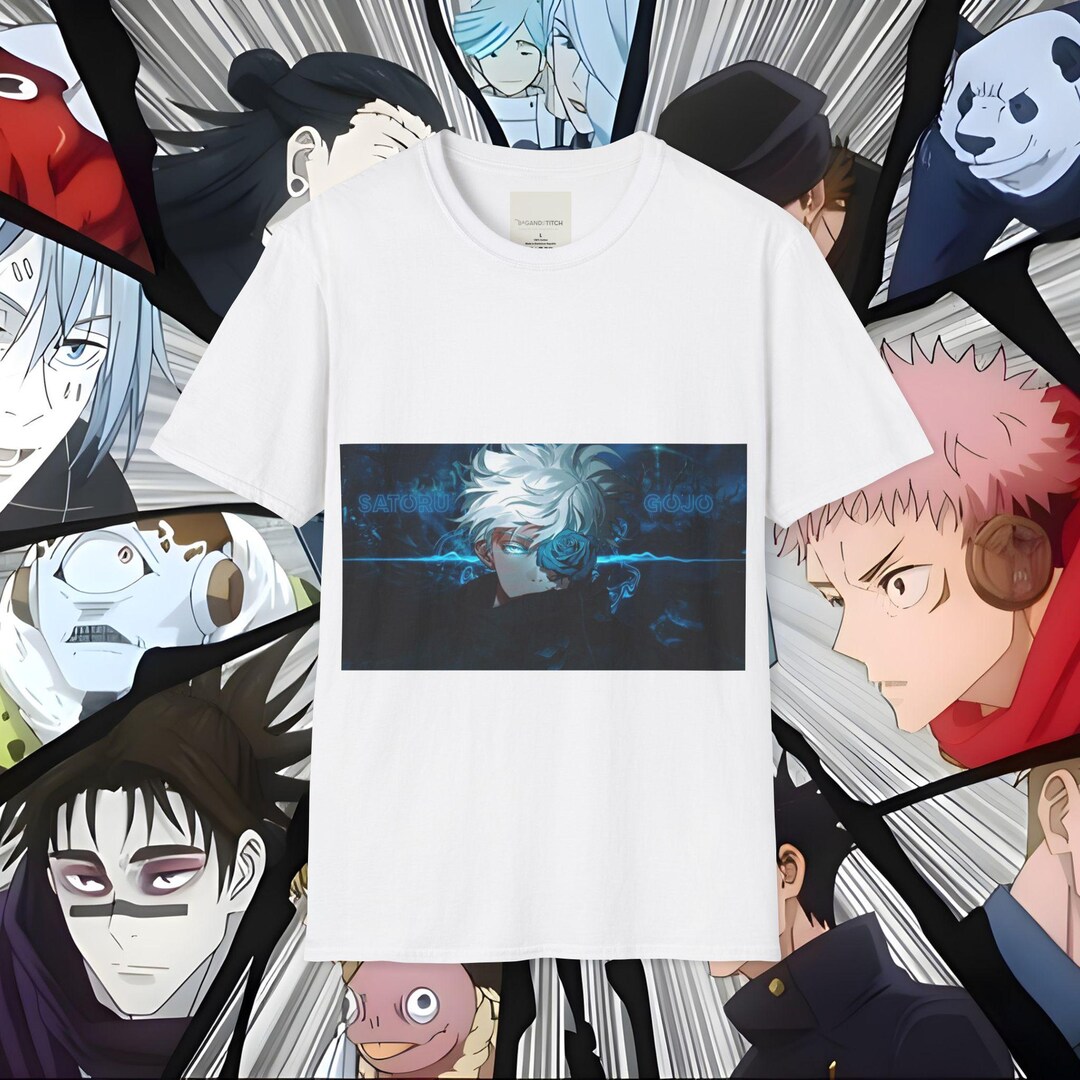 Gojo Satoru Graphic T-shirt | Anime Tee, Gifts With Free Delivery ...
