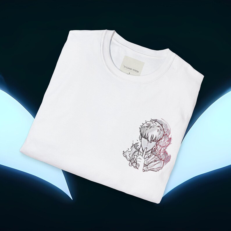 Solo Leveling Graphic Tee - Sung Jin Woo and Igris - Etsy