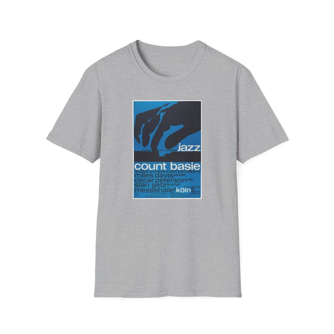 Vintage Jazz Legends Concert T-shirt: Count Basie, Miles Davis - Etsy