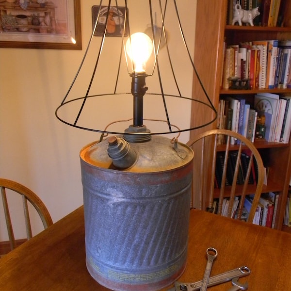 Gas Can Lamp - Etsy