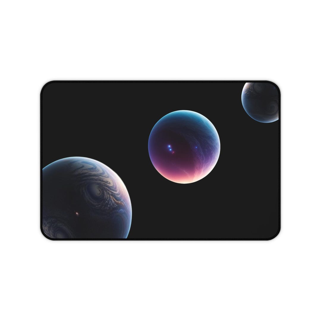 Space Desk Mat, Galaxy Mouse Pad, Outer Space Desk Accessory, Celestial ...