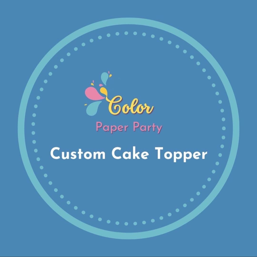 Custom Cake Topper - Any Theme - Etsy