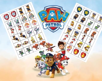 Paw Patrol Unique Memory Game for Kids - Etsy