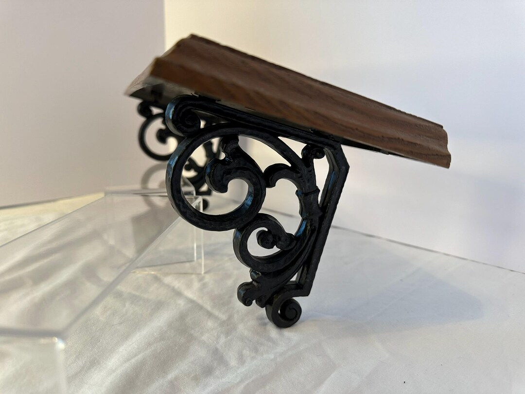 Vintage 1980's HOMCO Faux Wood Wall Shelf 3288 Syroco 18 X 5.25 X 5.50 ...