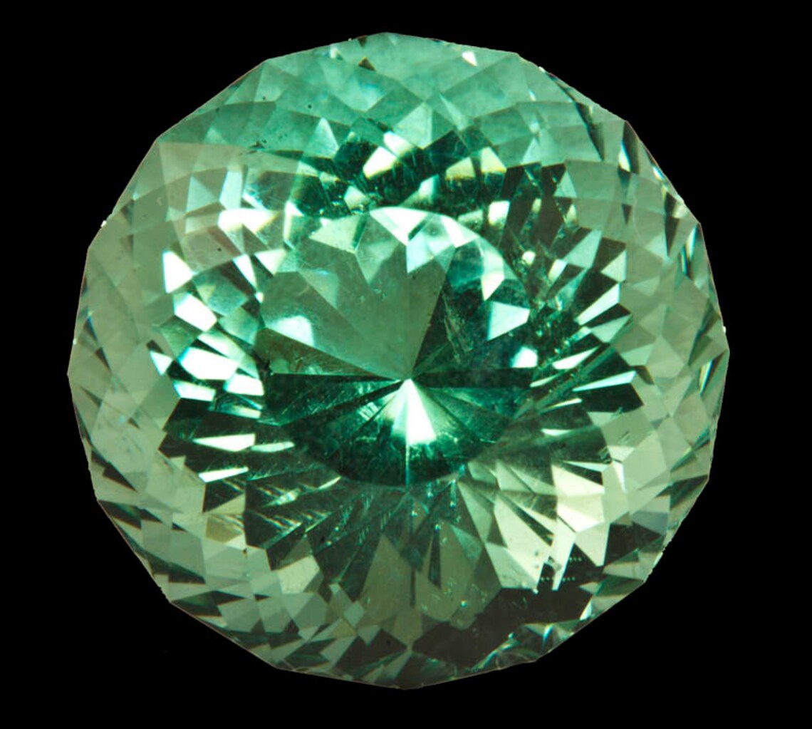 Prasiolite 9.5mm Portuguese Cut 3.47 Carats Flawless - Etsy