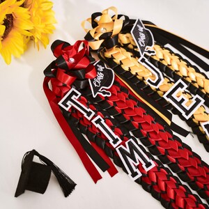 Custom Graduation Lei With Grad Cap, Handcrafted Satin Garland ...