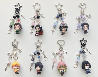 Demon Slayer Chibi Acrylic Keychains and Bag Decoration Charm | Zenitsu ...