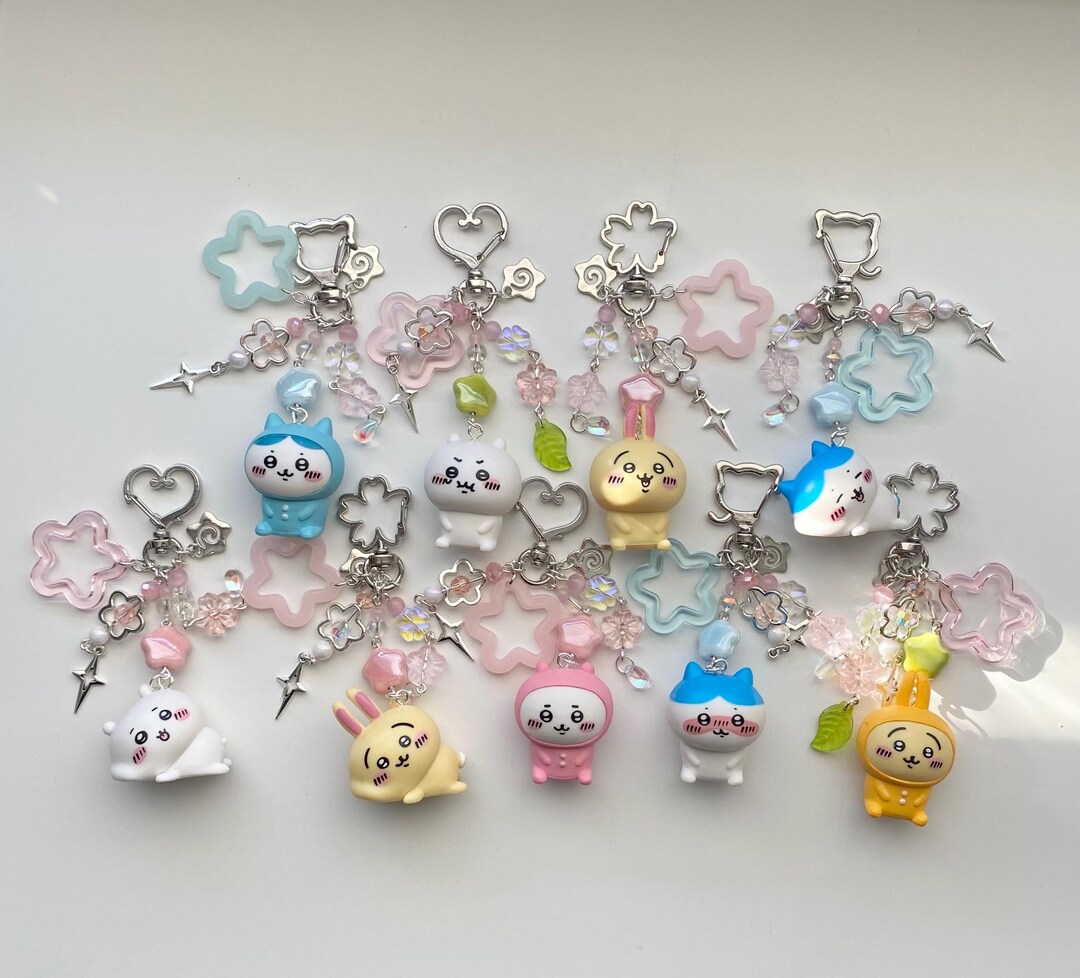 Chiikawa Figurine Keychains - Etsy