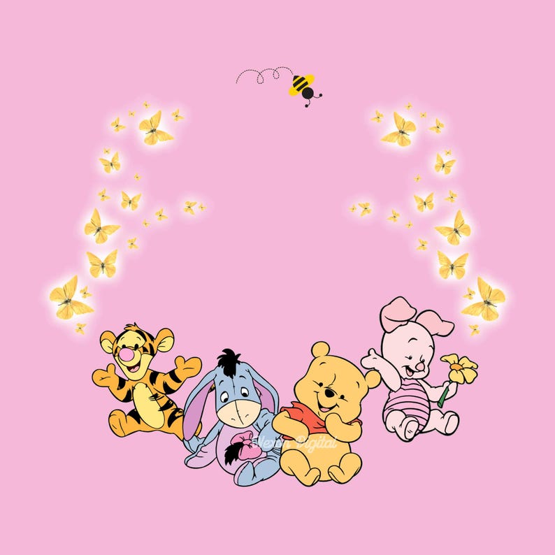 Baby Winnie the Pooh Kids Baby Shower, Tigger, Eeyore Files, Piglet ...