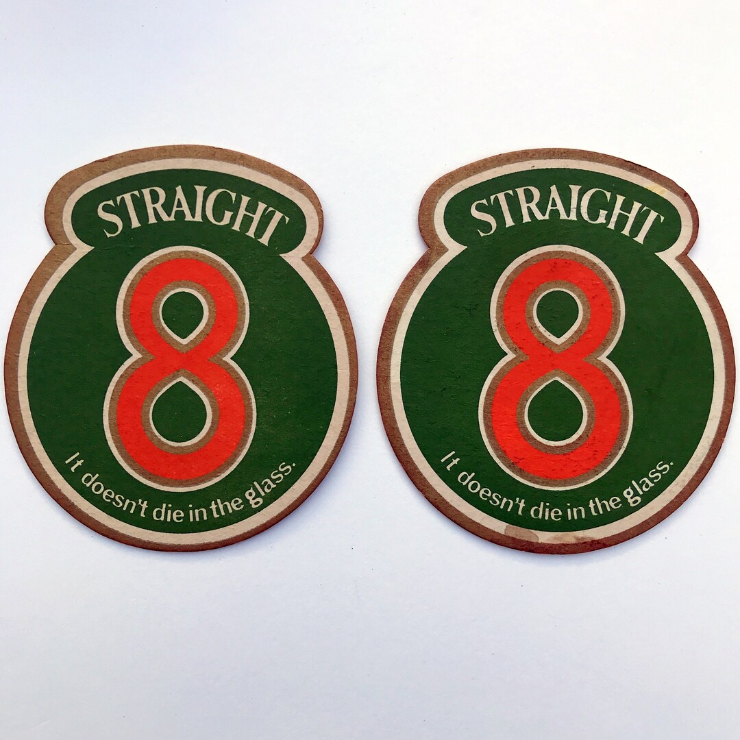 Vintage 1970s Watneys Straight 8 Lager Beer Beermats Beer Mats - Etsy