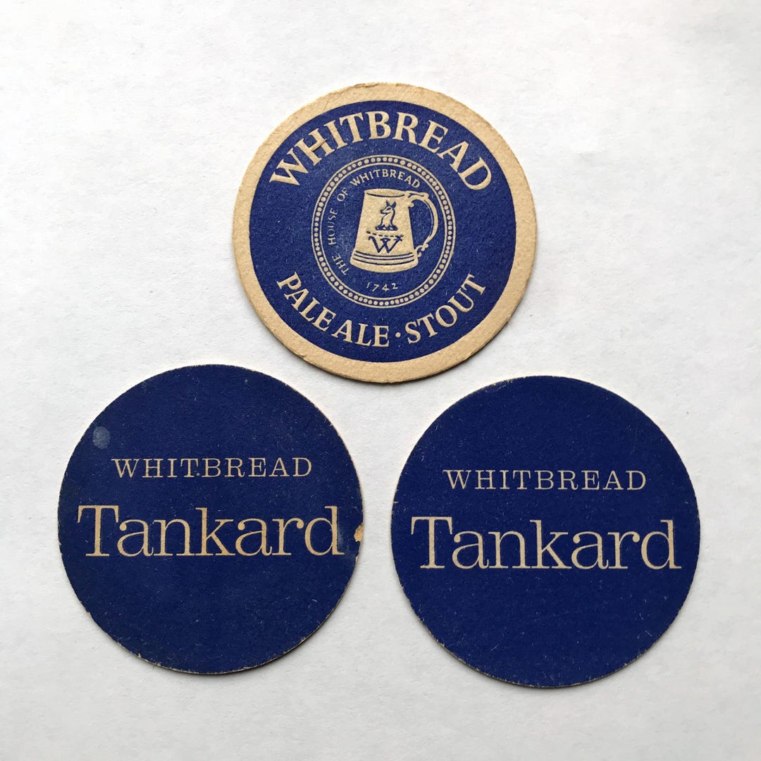 Vintage 1960s / 1970s Whitbread Beer Beermats Beer Mats Breweriana Set ...